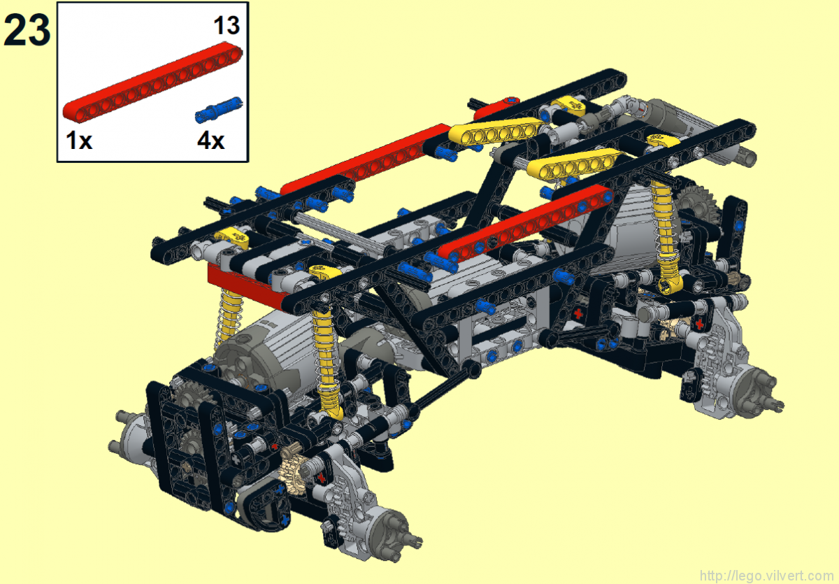 Custom Rock Crawler Pickup Rc Moc Muuss Lego